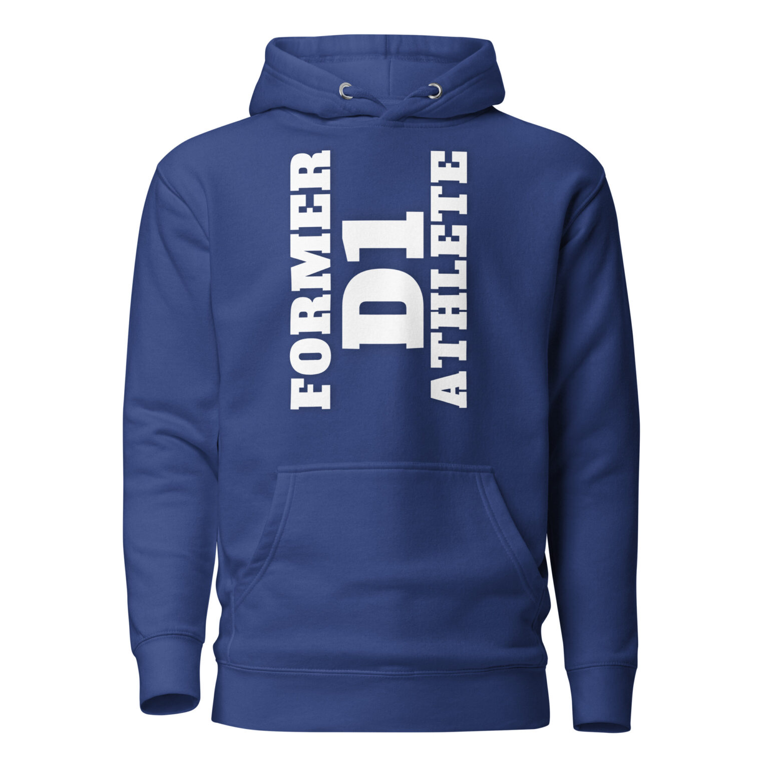 Unisex Hoodie Former-D1-Athlete-(Alpha)-Vertical-in-White-Letters ...